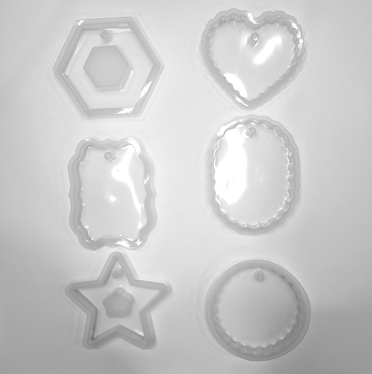 Shaped Silicone Keychain Molds